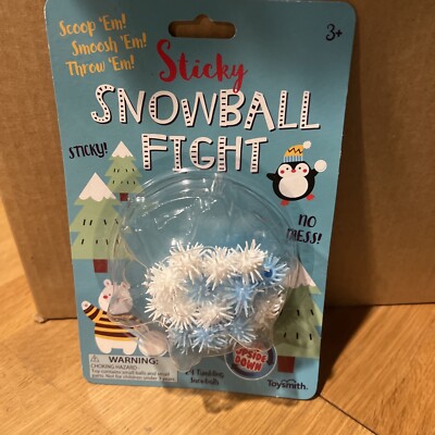 Sticky snowball fight | eBay