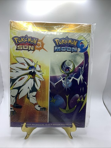POKEMON SUN & MOON Official Alola Region Strategy Guide Book & Poster ...