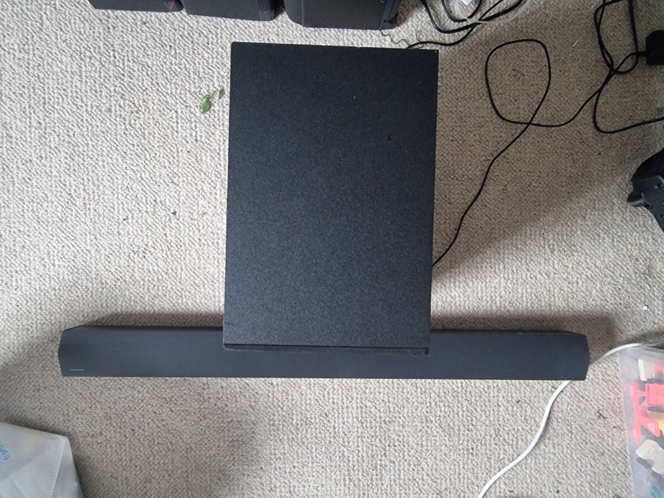 Samsung HW-B550 Soundbar with subwoofer, PSU, Remote | eBay UK