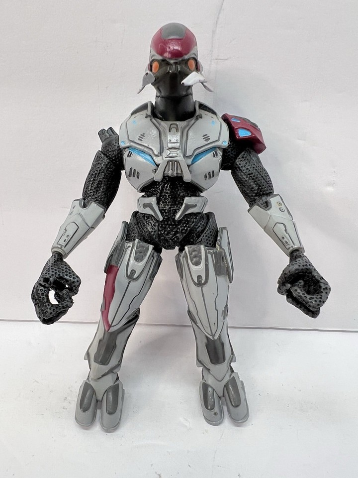 Halo 3 Mcfarlane Toys Elite Ascetic Series 8 Silver Grey Red Action ...