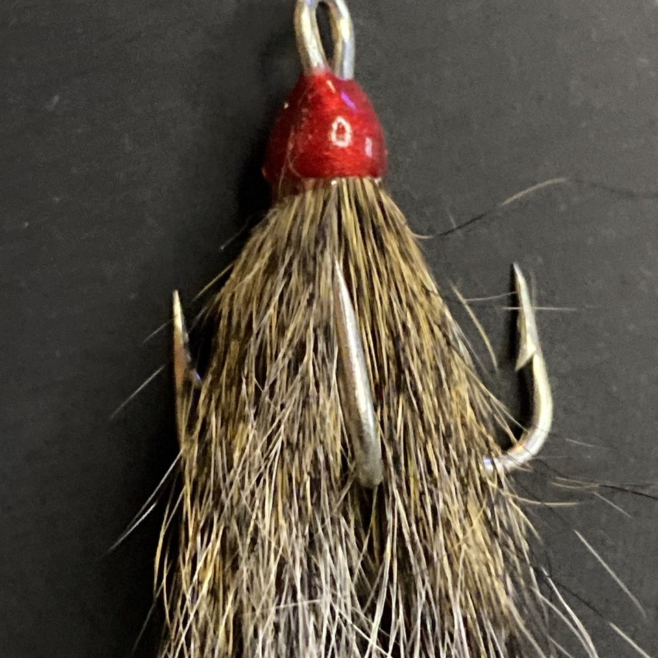 3 Tied Feather Flash Treble Hooks Spinner Hooks Spoon Hooks Rear Lure ...