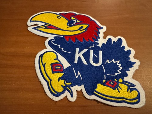 Vintage University of Kansas Jayhawks Logo Jacket Patch, 10” | eBay