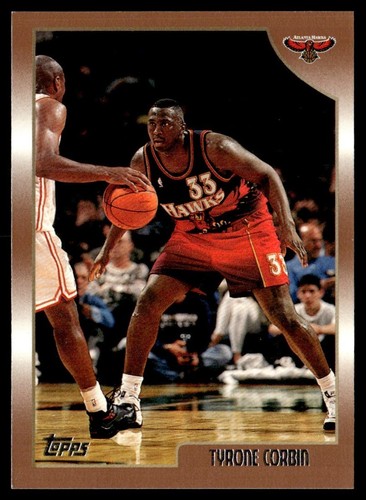 1998-99 Topps Tyrone Corbin Atlanta Hawks #214 | eBay