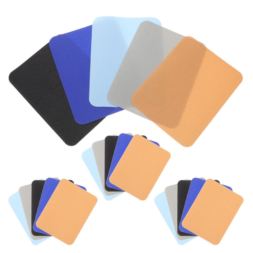 20pcs Denim Repair Patches: Self-Adhesive Fabric Repair Tape - Washable ...