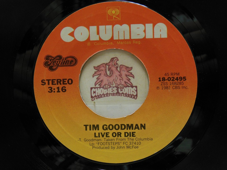 Tim Goodman – New Romeo / Live Or Die, 45 RPM VG+ (15I) | eBay