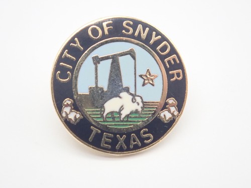City of Snyder Texas Vintage Lapel Pin | eBay
