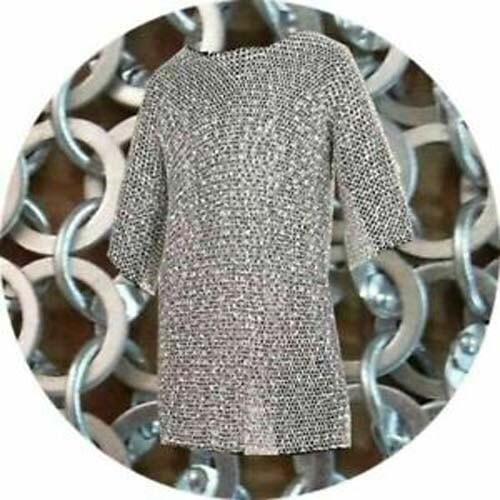 Aluminium Chain Mail Shirt Round Riveted Flat Washer Chainmail ...