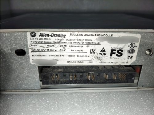 Allen Bradley 2094-BM01 Bulletin 2094 9A Axis Module servo drive | eBay