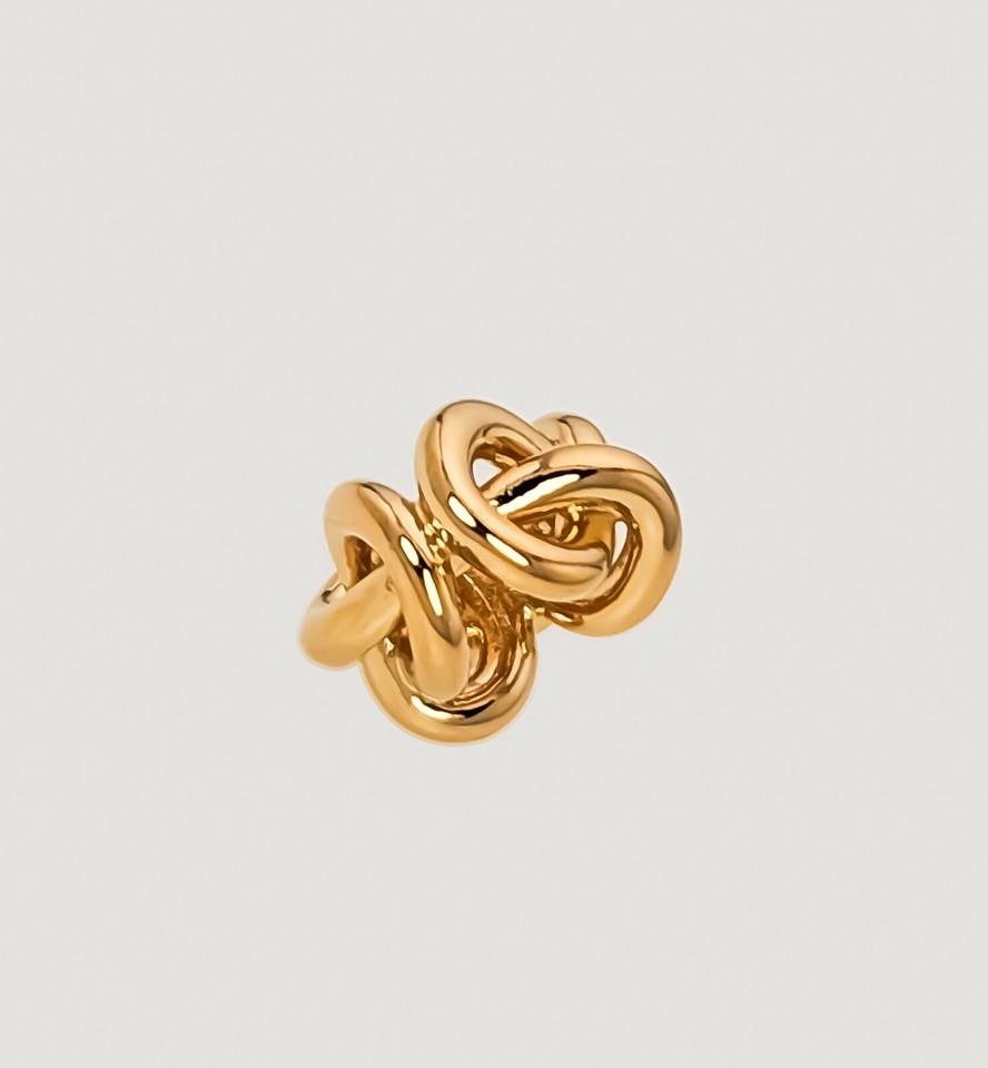 NEW 100% Authentic PANDORA 14k Gold Plated Infinity Knot Spacer Charm ...