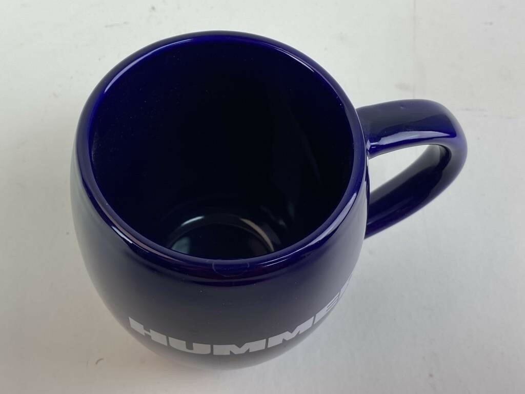 RARE Cobalt Blue HUMMER Logo Ceramic Coffee Mug | eBay