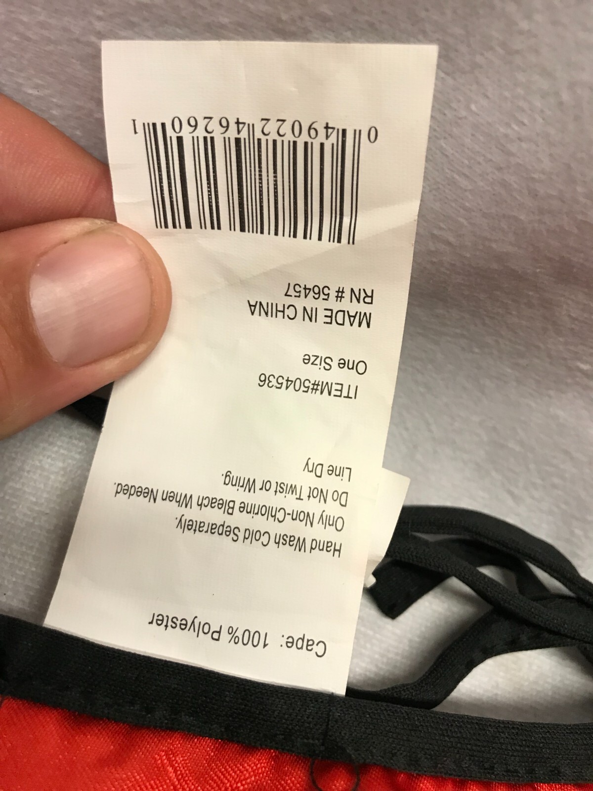 Kid's Dracula Cape Halloween Costume tie Rubie's Poly… - Gem