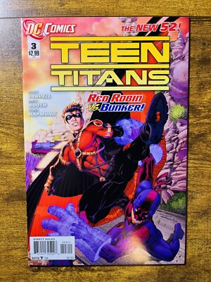 TEEN TITANS 3 DIRECT EDITION BRETT BOOTH COVER SCOTT LOBDELL STORY DC ...