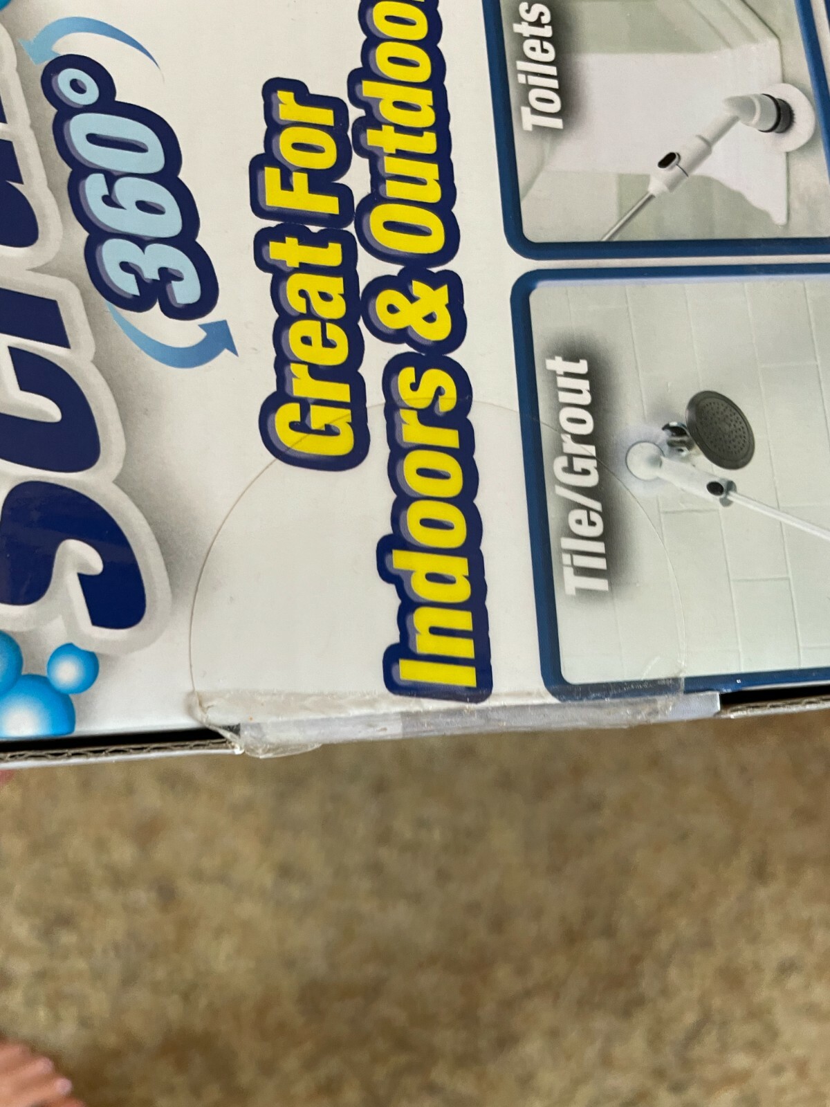 Turbo Scrub Turbo Scrub360 Cordless, Rechargeable Floor Scrubber and ...