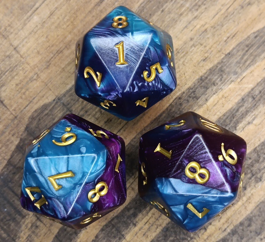 Magic Gathering X3 MODERN HORIZONS 2 BUNDLE PURPLE/BLUE D20 SPINDOWN ...