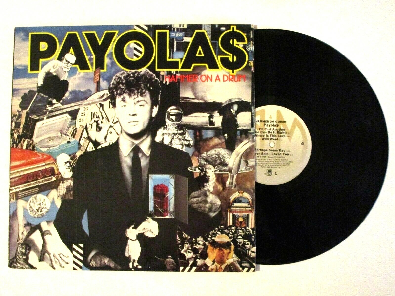 PAYOLAS HAMMER ON A DRUM LP 1983 CANADIAN NEW WAVE / PUNK BOB ROCK PAUL ...