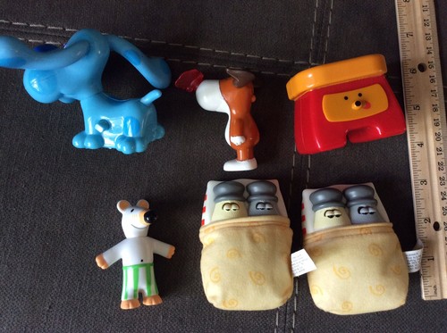 Blue's Clues Subway Kid's Meal Toys Nick Jr Blue Maisy Skipper Table ...