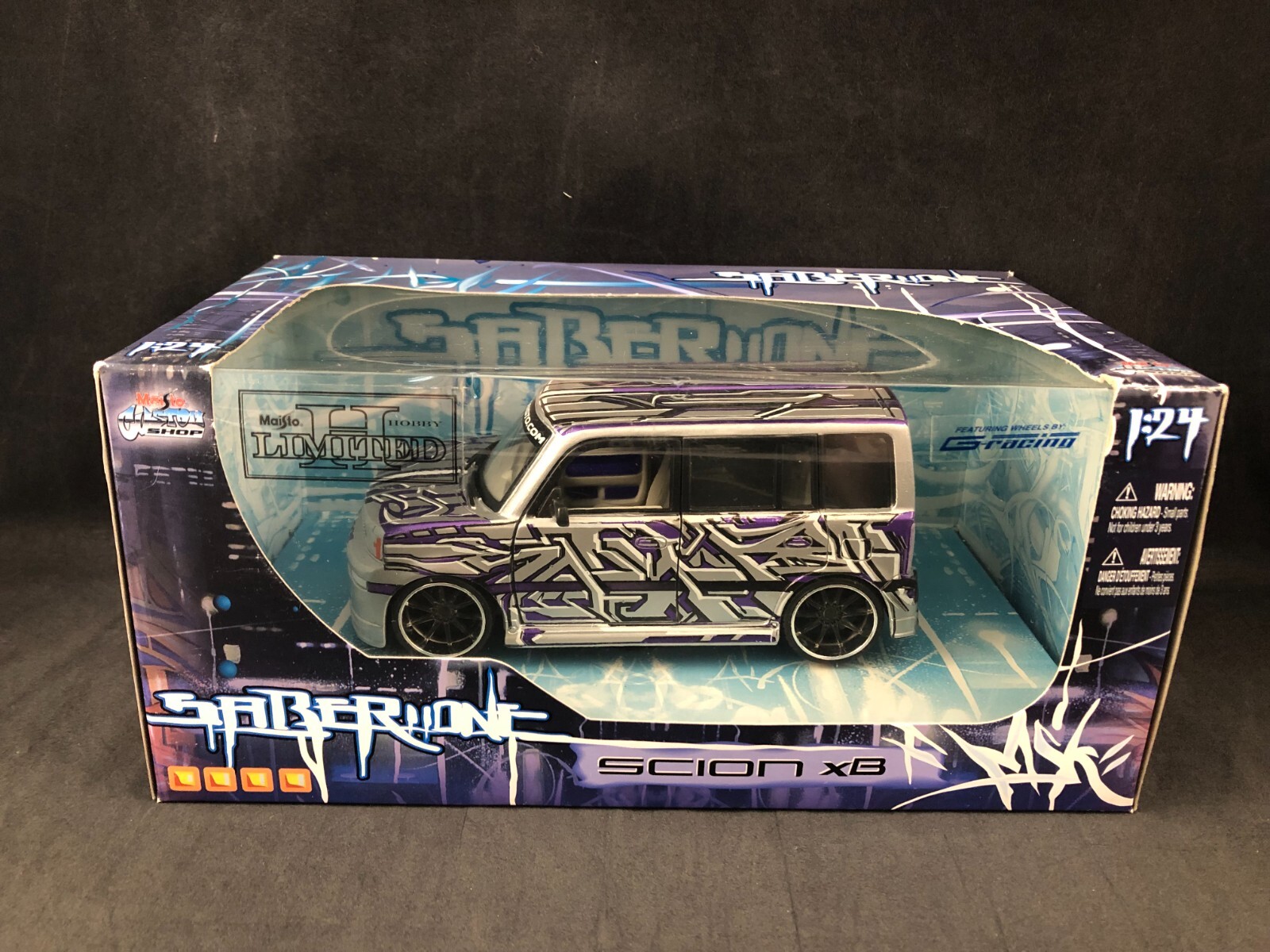 Maisto Custom Shop Saber One Scion XB 1:24 Scale Diecast 31261 Sealed ...