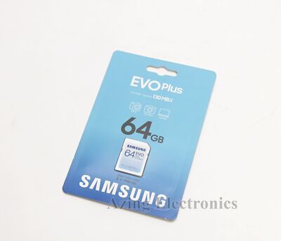 Samsung EVO Plus 64GB SDXC Full Size Memory Card Class 10 U3 MB-SC64K ...