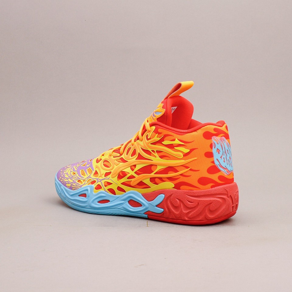 Puma Basketball MB. 04 LaMelo Ball Phoenix Red Orange Glow Men Shoes ...