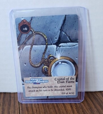 TSR Spellfire CCG 1st Ed. AD&D Crystal Of The Ebon Flame Card #153 | eBay