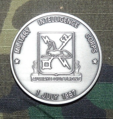 US Army Military Intelligence Corps Association 1987 Challenge Coin | eBay