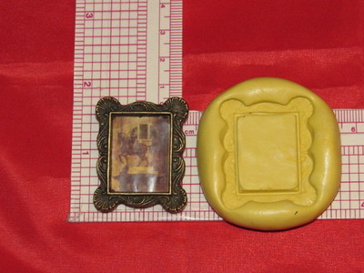 Square Frame Silicone Mold #120 For Chocolate Candy Resin Fimo Fondant ...