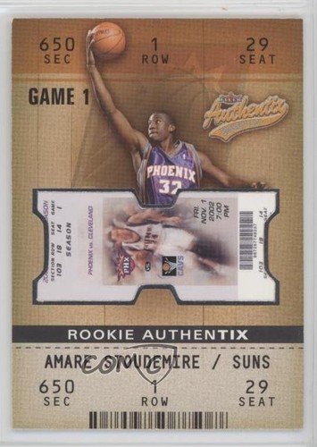 2002-03 Fleer Authentix /1250 Amare Stoudemire Amar'e #118 Rookie RC | eBay