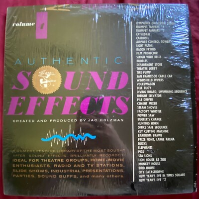 Jac Holzman~Authentic Sound Effects Volume 4~1964 Elektra Records ...