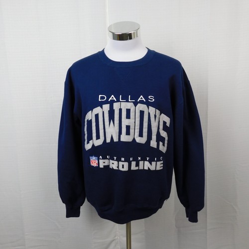Vintage Authentic NFL Pro Line Dallas Cowboys Sweatshirt - Medium #4207 ...