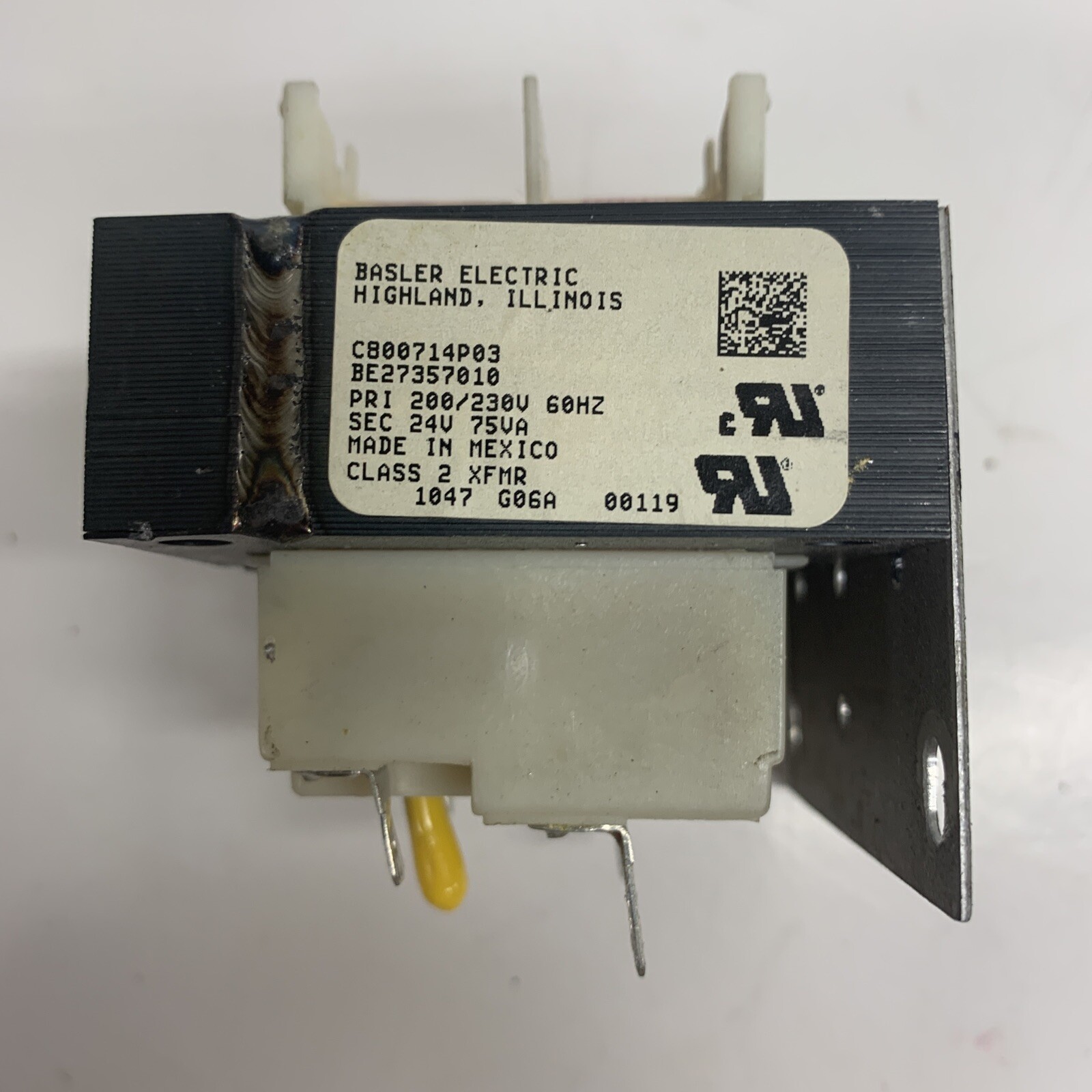 Basler Electric Air Handler Transformer BE27357010 C800714P03 | eBay