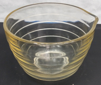 Vintage Pyrex Westinghouse Mixing Bowl Nested Clear Bee Hive With ...