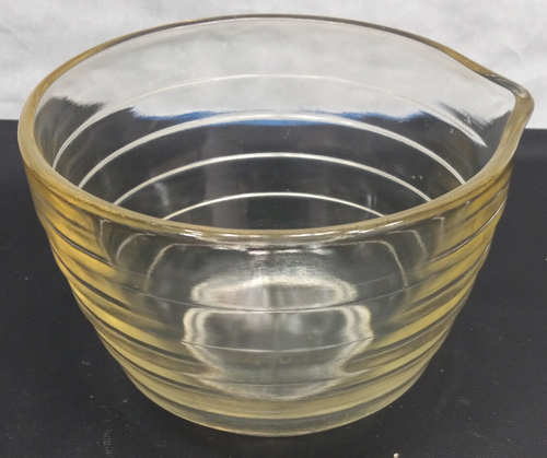 Vintage Pyrex Westinghouse Mixing Bowl Nested Clear Bee Hive With ...