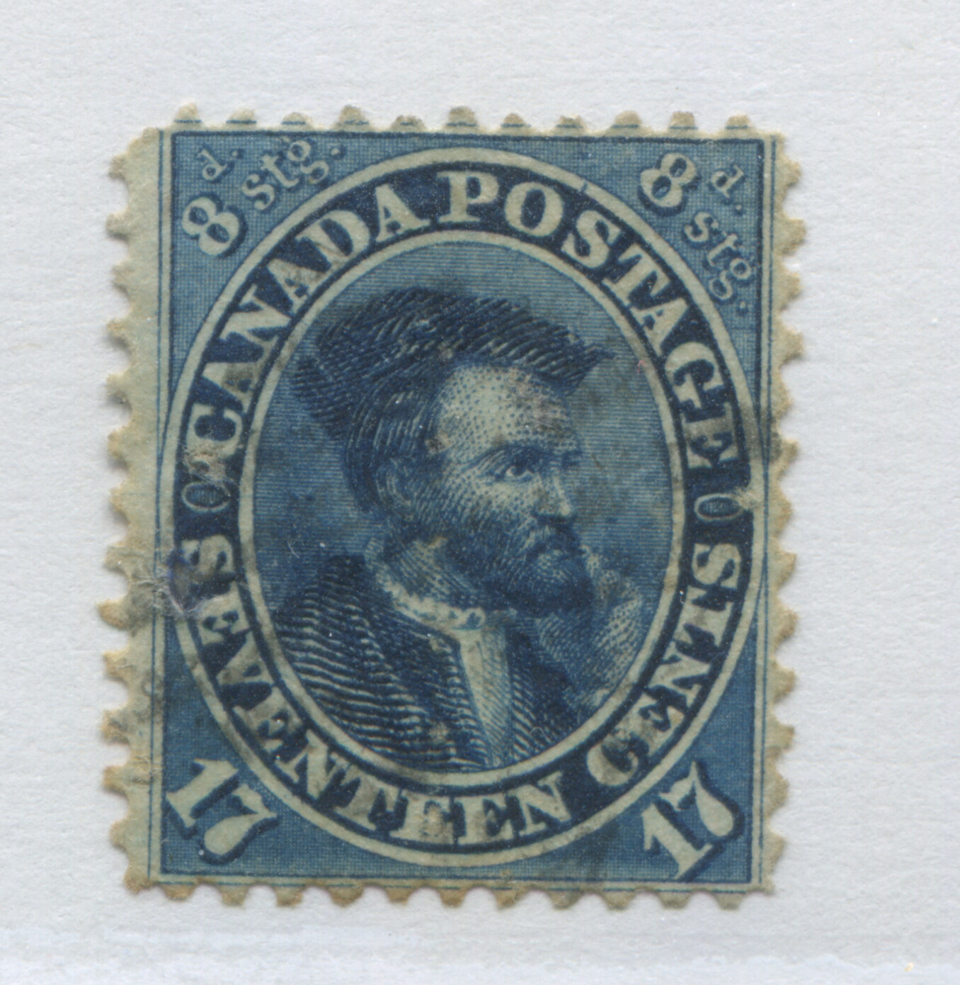 Canada 1859 Cartier 17 cents very lightly used | eBay