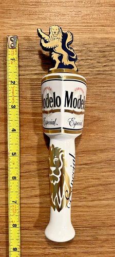 Modelo Beer Tap Handle Knob Keg Bar Top Brewing Lion Cerveza Especial ...