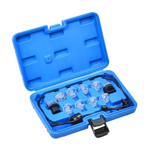 11Pc Electronic Fuel Injector Signal Injection Noid Light Tester ...