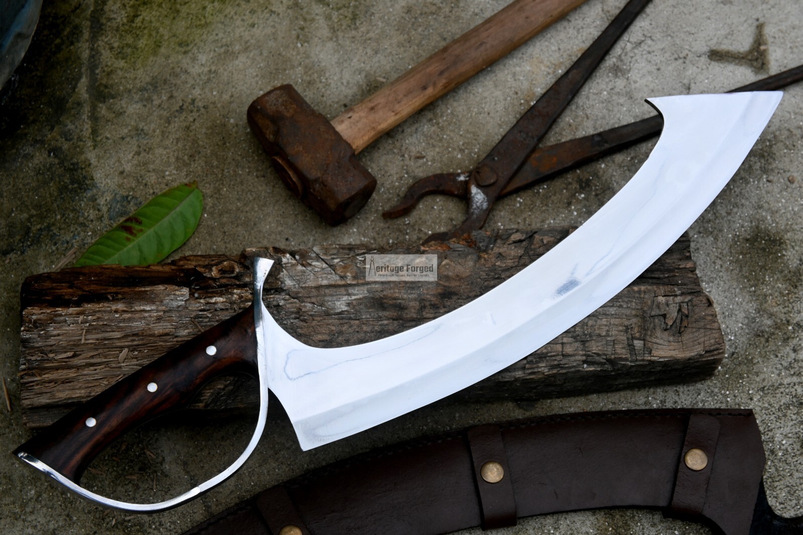 KOPESH MACHETE-hunting machete-tactical knife-chopper-cleaver-Hand ...