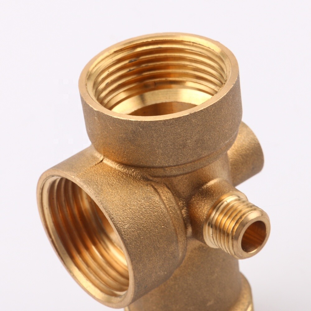 Five way Brass Fittings Quick Connect Fittings water pump connector ...