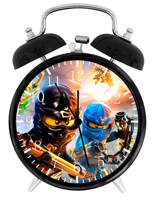 Lego Ninja Ninjago Alarm Desk Clock Home or Office Decor F81 Gift for ...