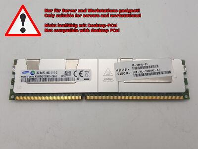 32 GB LRDIMM ECC REG DDR3-1866 RAM Supermicro X9DRG-HTF X9DRG-HTF+II ...