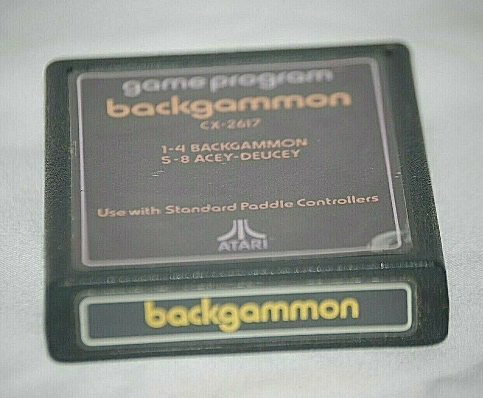 Backgammon Atari 2600 Video GAME CARTRIDGE ONLY CX2617 Vintage 1978 | eBay