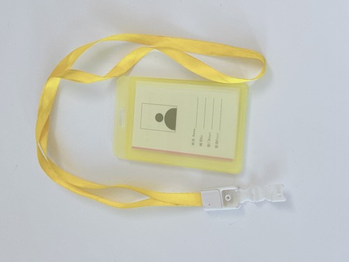 Name Badge Swipe Work Pastel Opal Card Holder Security ID Pull Tag ...