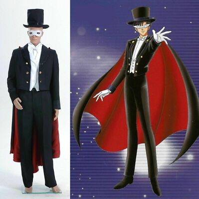 Beautiful sexy Tuxedo Mask Mamoru Chiba Darien Shields Uniform Costume ...