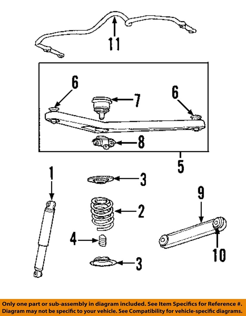 CHRYSLER OEM 00-07 Grand Cherokee-Upper Cntrl Arm Bushing Right ...