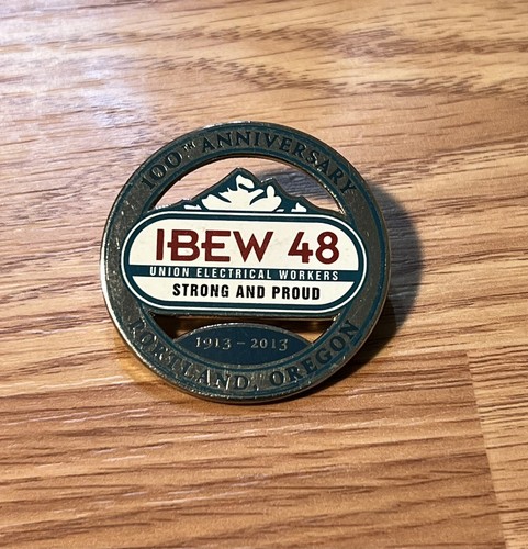 Rare 100th Anniversary IBEW 48 Union Electrical Workers Portland Oregon ...