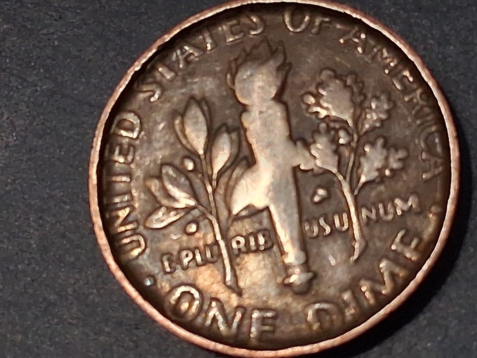 2021 D Roosevelt Dime Raised Rim No Ridges Non Reeded Error Coin UNC ...