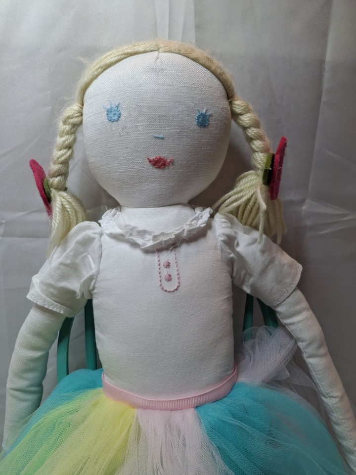 Pottery Barn Rag Doll, 27 Inch , Bohemian Beach Girl | eBay