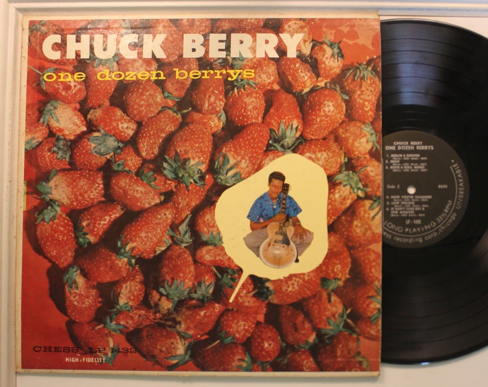 Chuck Berry First Pressing Lp One Dozen Berrys On Chess - Vg- (Play ...