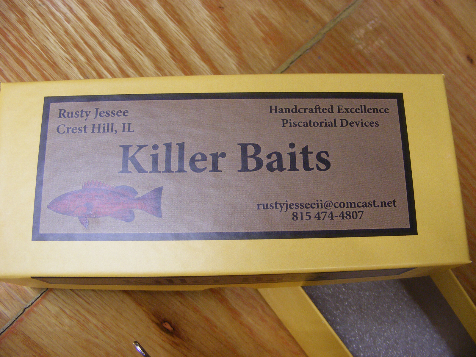 Killer Baits Rusty Jessee Glasseye Gar Minnow in Brilliant Greenback ...