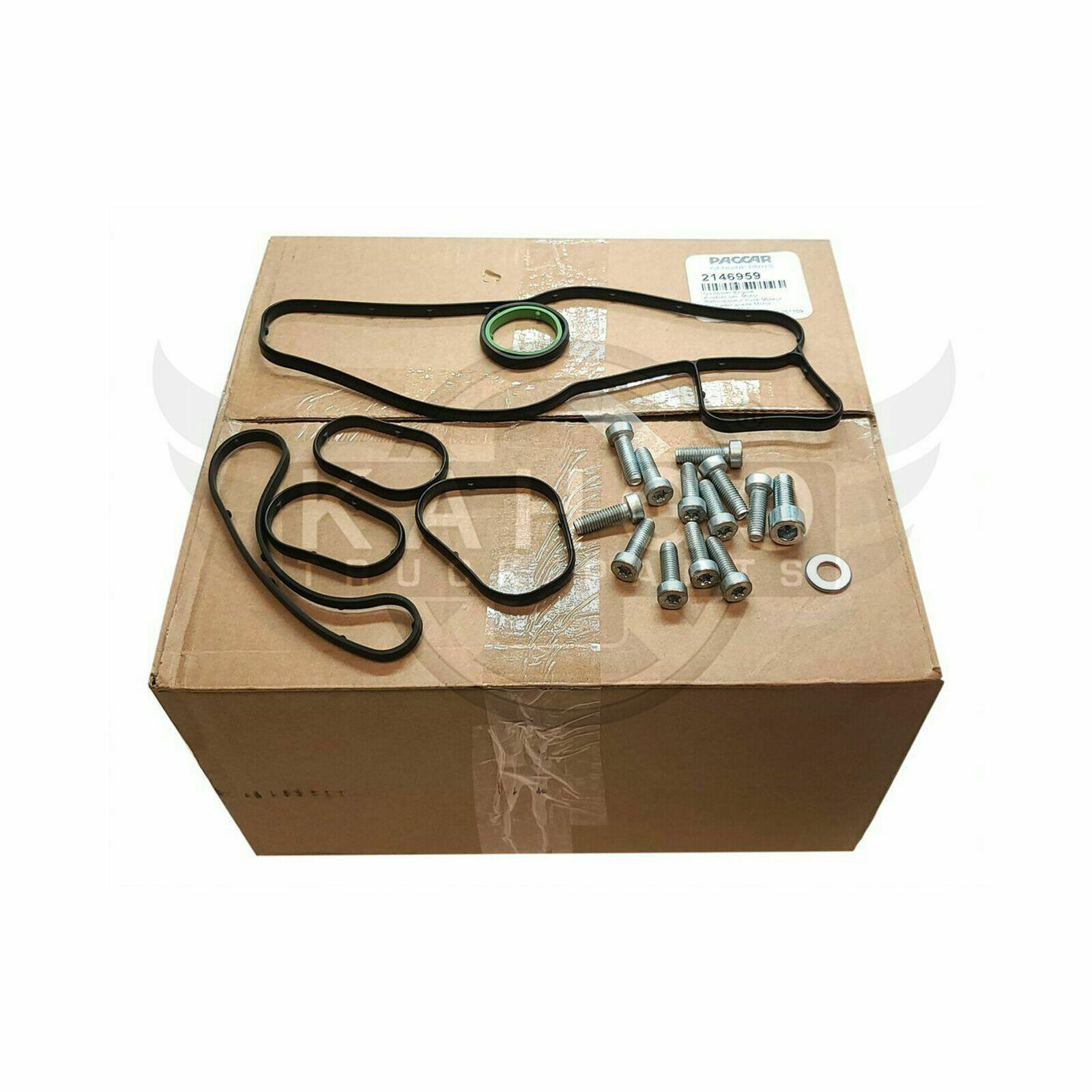 OEM PACCAR OIL COOLER-ENGINE 2146959PE+SEAL KIT 1643075PE, 1643076PE | eBay