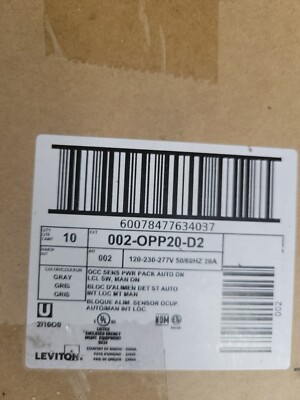 (10) LEVITON OPP20-D2, 120/230/277 VOLT OCC SENSOR POWER PACK- NEW | eBay